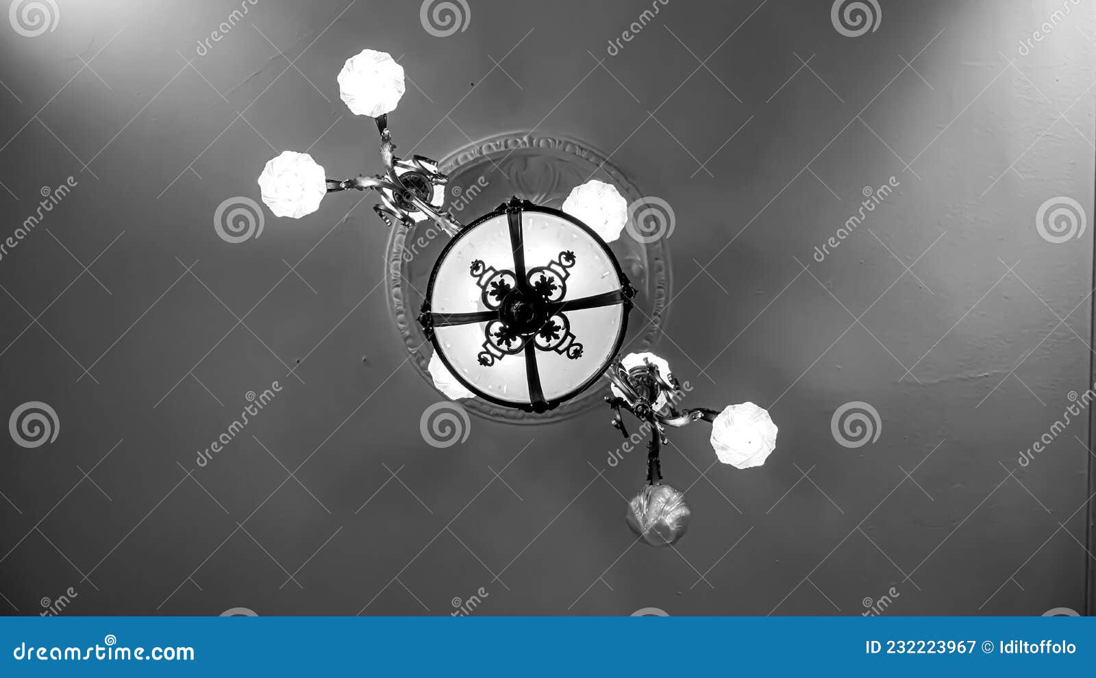 A bottom view of a ceiling stock image. Image of design - 232223967