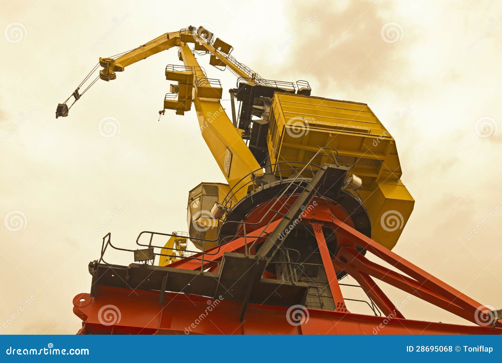Bottom View of Classical Cranes Editorial Stock Photo - Image of export ...