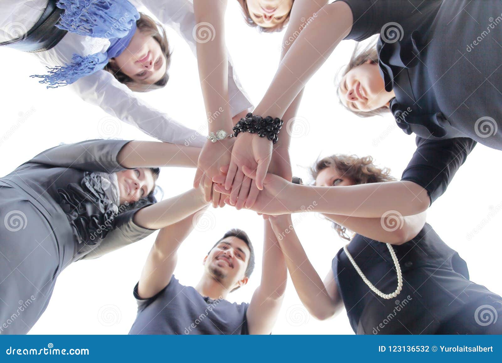 Friendly Business Team .the Concept of Teamwork Stock Photo - Image of ...