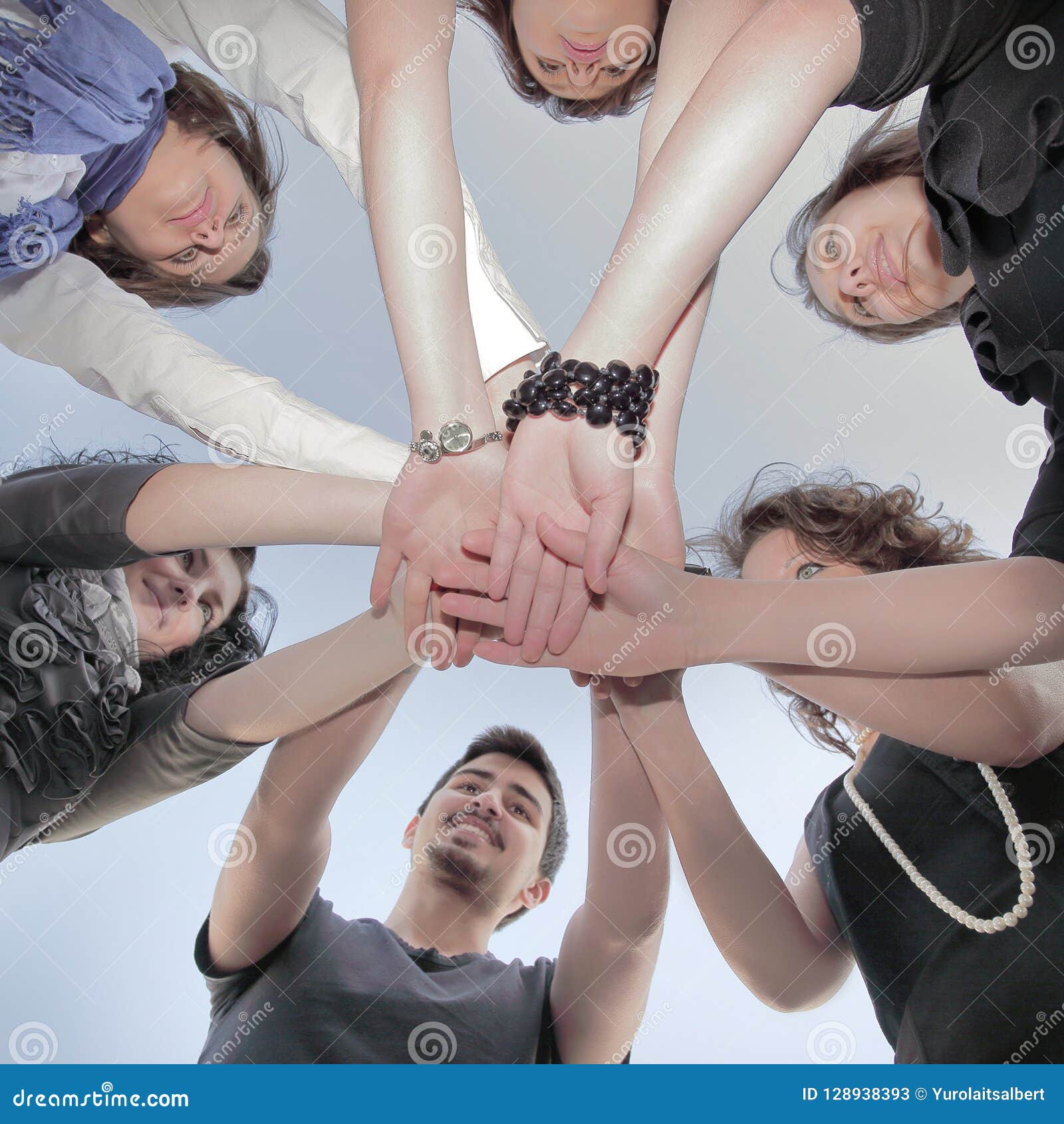 Friendly Business Team .the Concept of Teamwork Stock Image - Image of ...