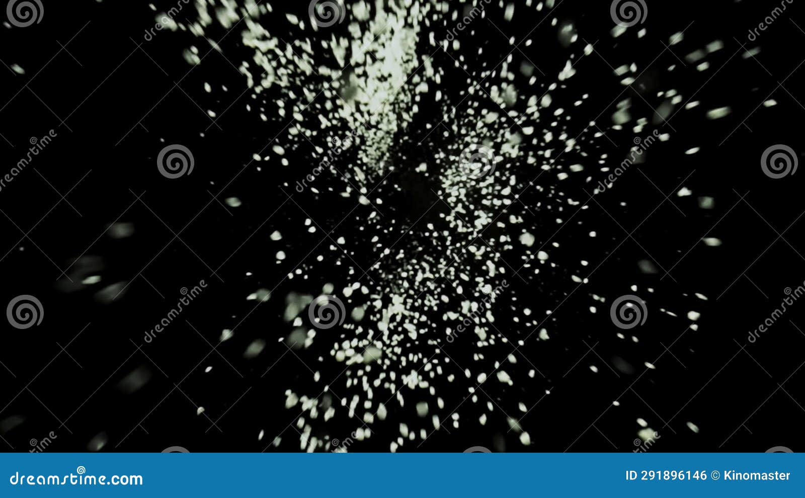 Bottom View Isolated Slow Motion Macro Shooting Capturing Lots of ...