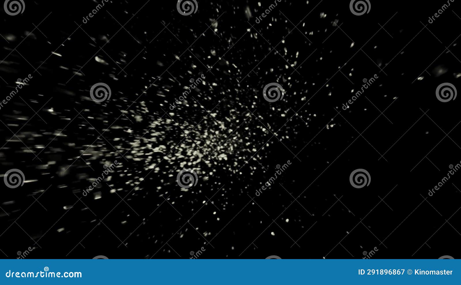 Bottom View Isolated Slow Motion Macro Shooting Capturing Lots of ...