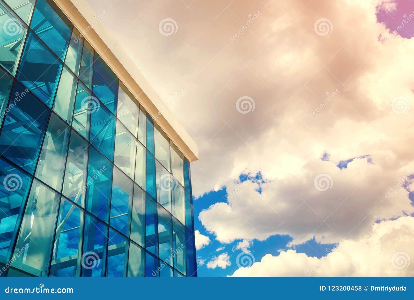 In Perspective. Tall Skyscraper With Perspective. Perspective View ...