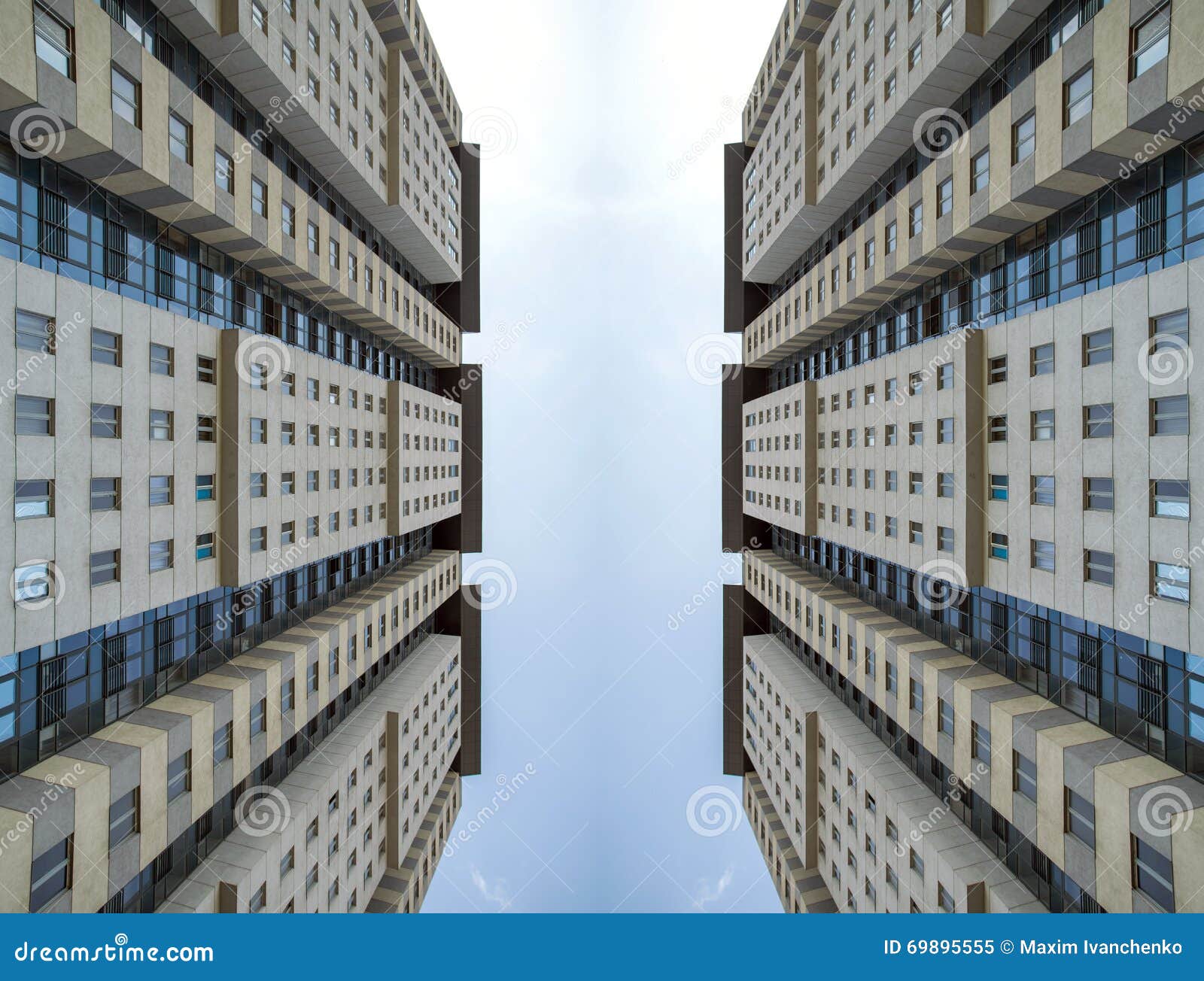 Bottom view on skyscraper stock image. Image of built - 69895555