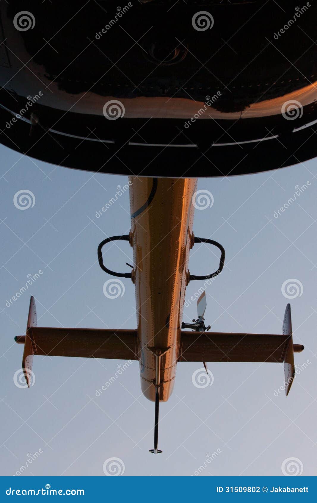 Bottom view of tail boom stock photo. Image of closeup - 31509802