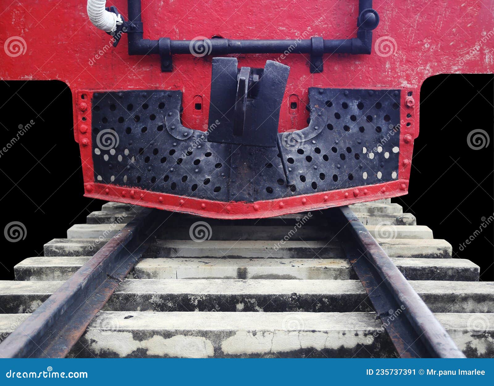 Bottom View of a Vintage Train Stock Image - Image of historic, powered ...