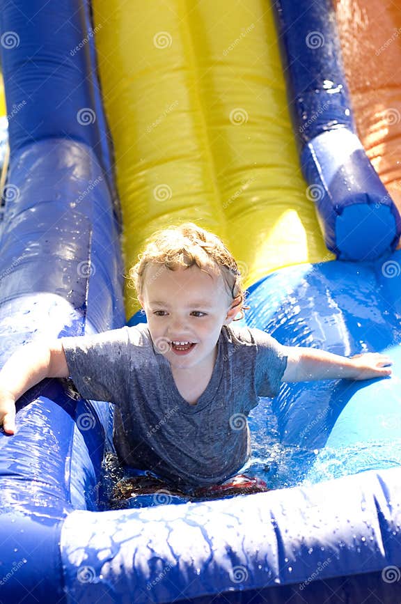 Bottom of Water Slide stock image. Image of water, blonde - 2802133