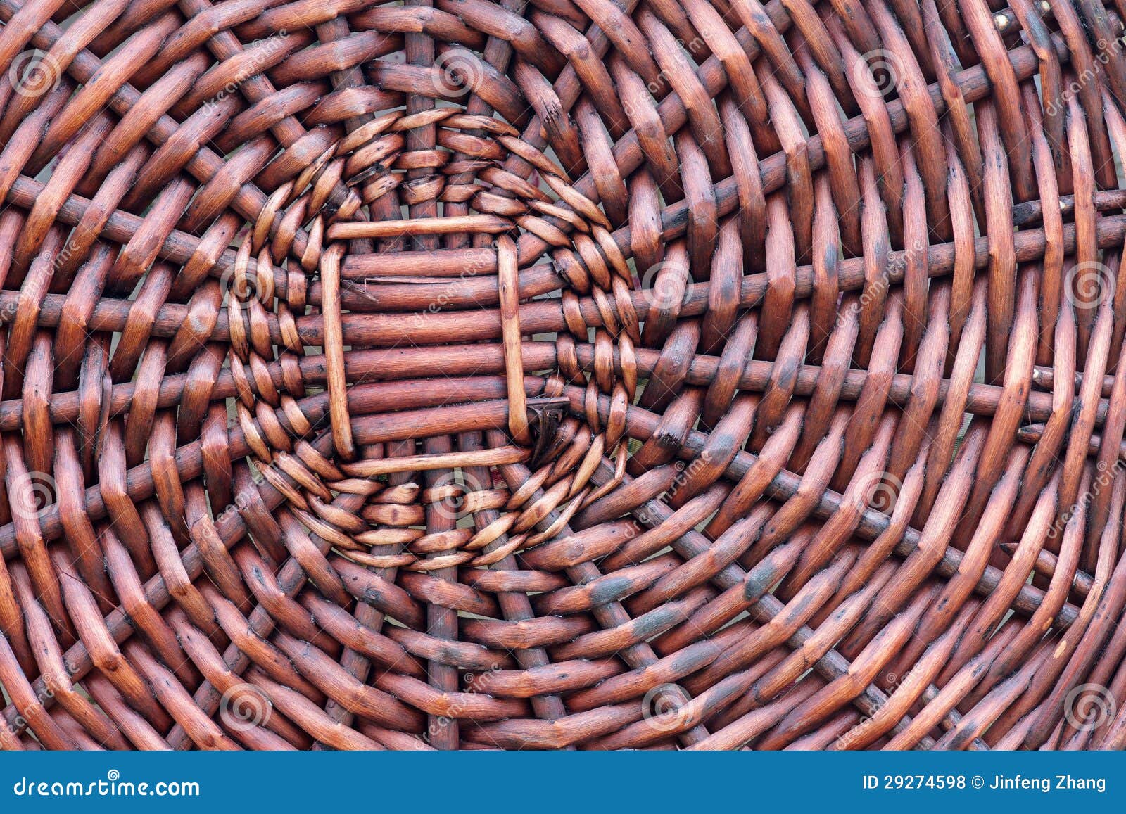 The Bottom of Wicker Basket Stock Photo - Image of handmade, textured ...