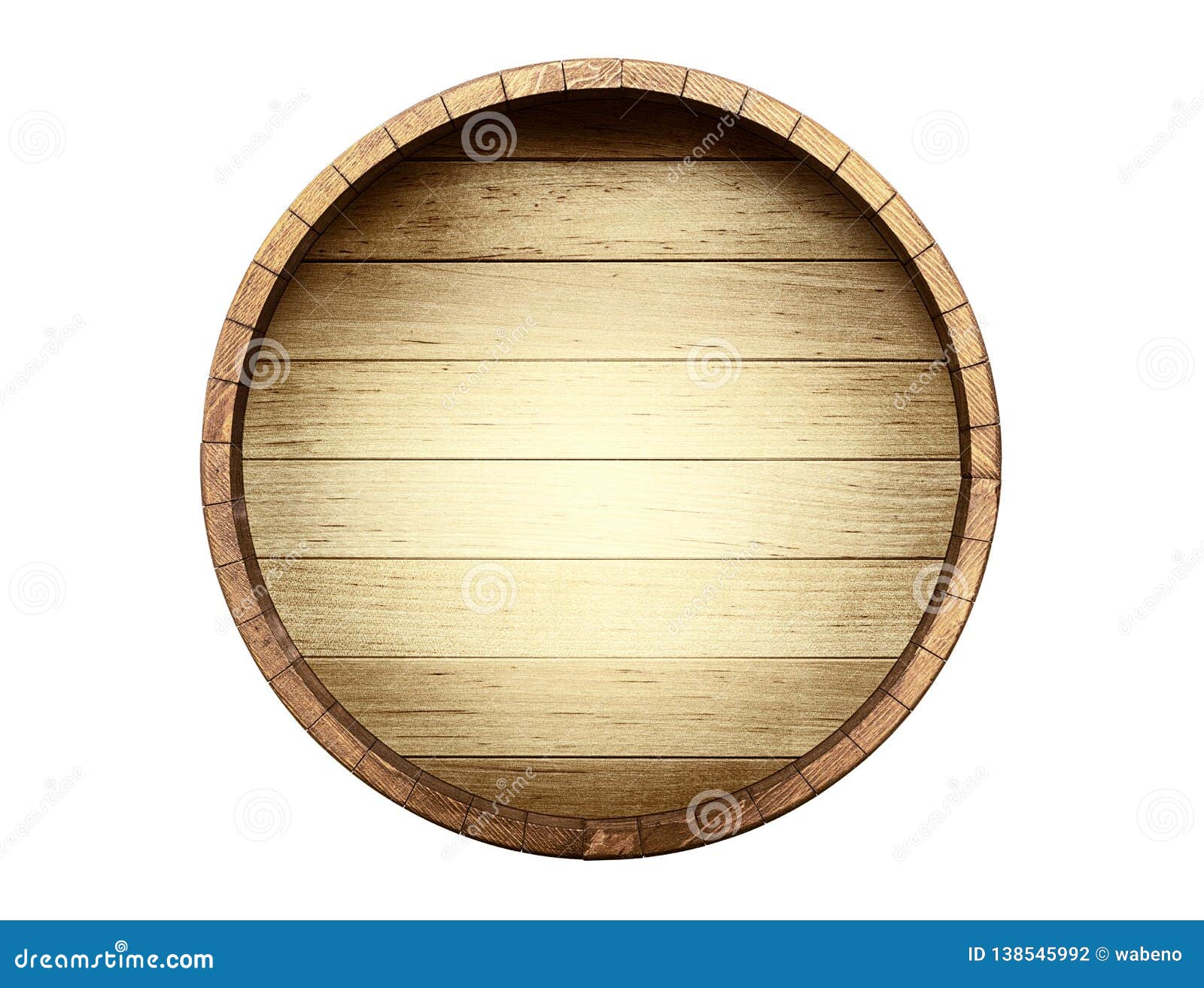 The Bottom of a Wine Barrel on a White Background Stock Photo - Image ...