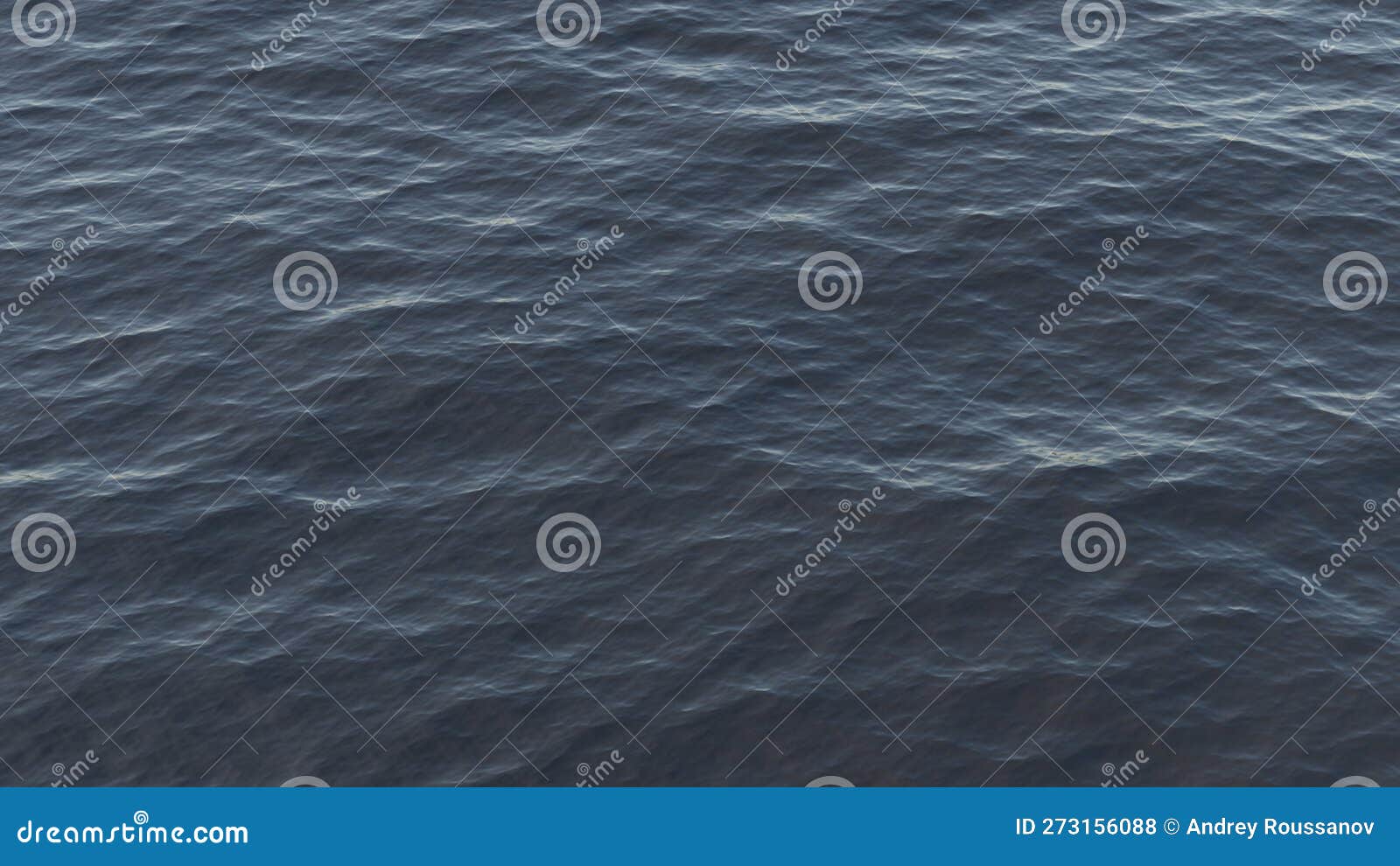 Bottomless Endless Ocean. 3d Render. Stock Illustration - Illustration ...