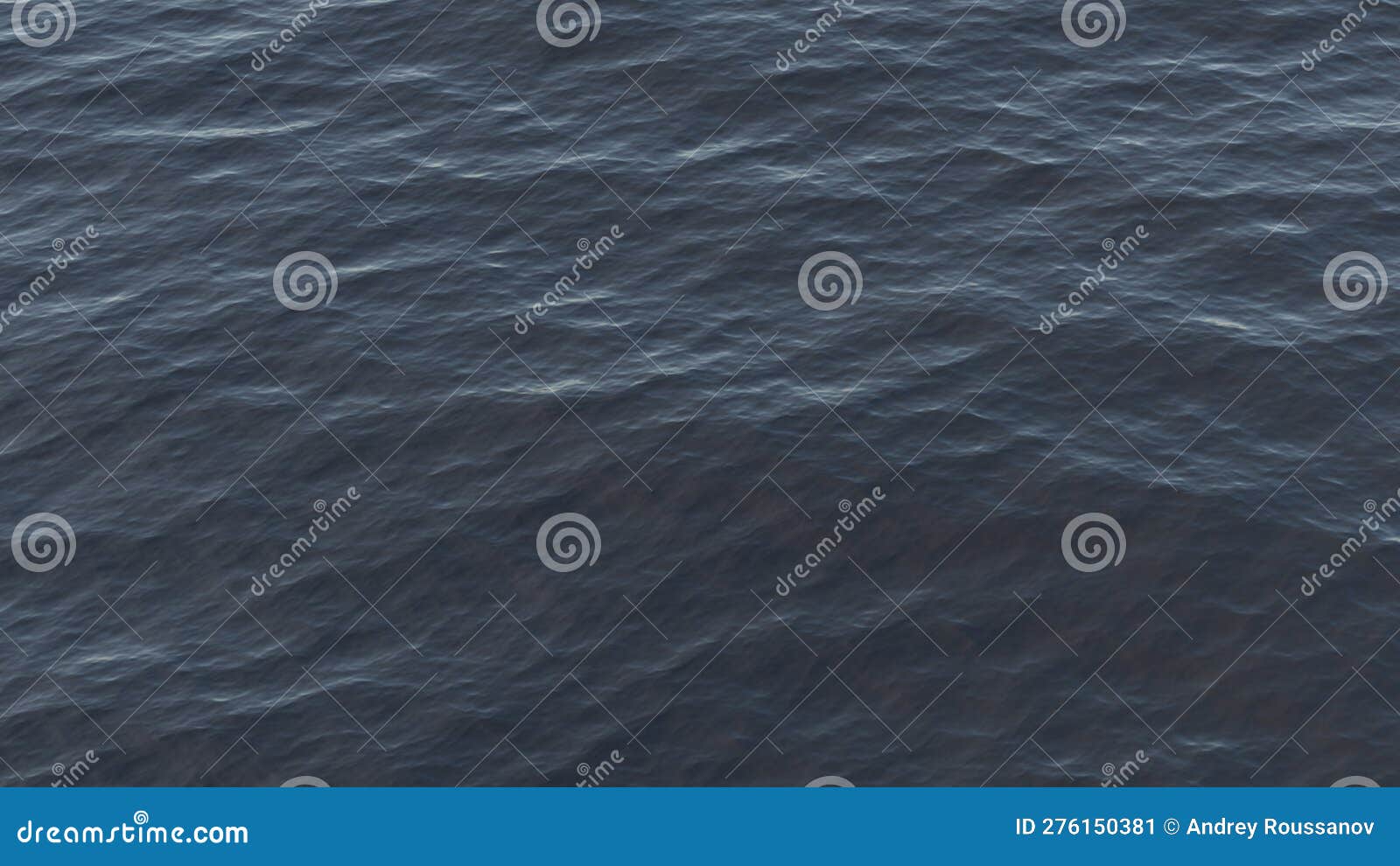 Bottomless Endless Ocean. 3d Render. Stock Illustration - Illustration ...