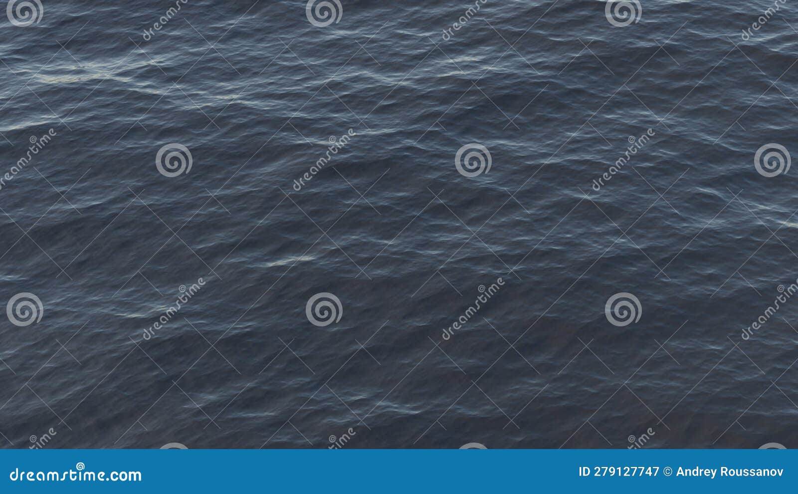 Bottomless Endless Ocean. 3d Render. Stock Illustration - Illustration ...