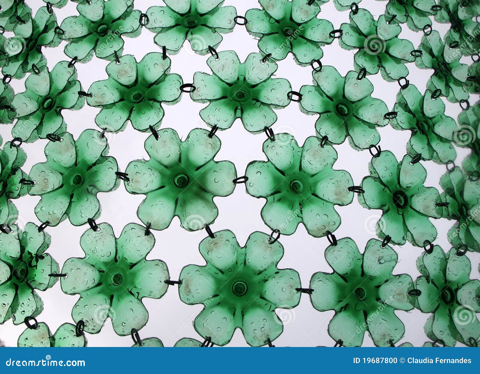 Botton of Plastic Water Bottle Stock Photo - Image of flower, close ...