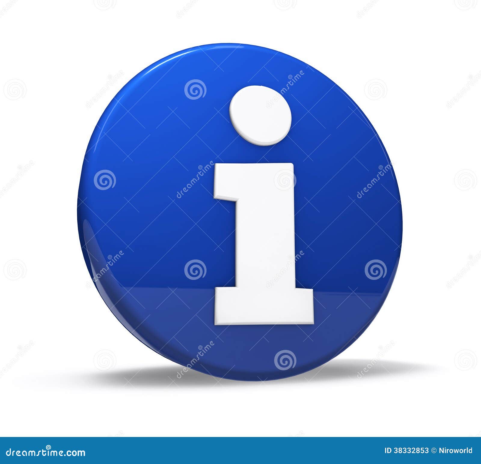 Bottone Di Web Di Simbolo Di Informazioni Illustrazione di Stock ...