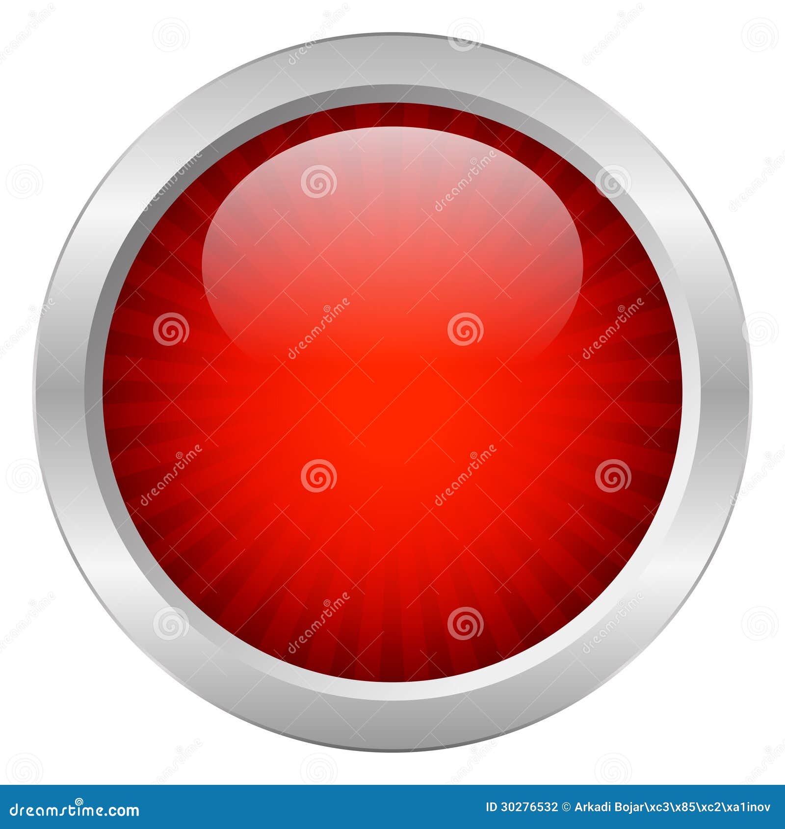 Bottone rosso di vettore illustrazione vettoriale. Illustrazione di ...