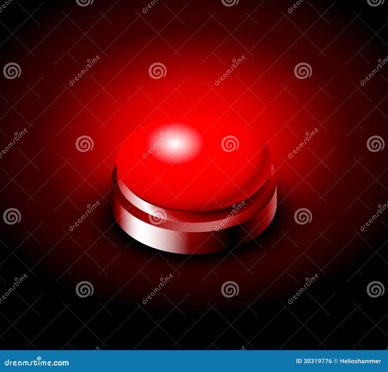 Bottone rosso urgente illustrazione vettoriale. Illustrazione di pressa ...