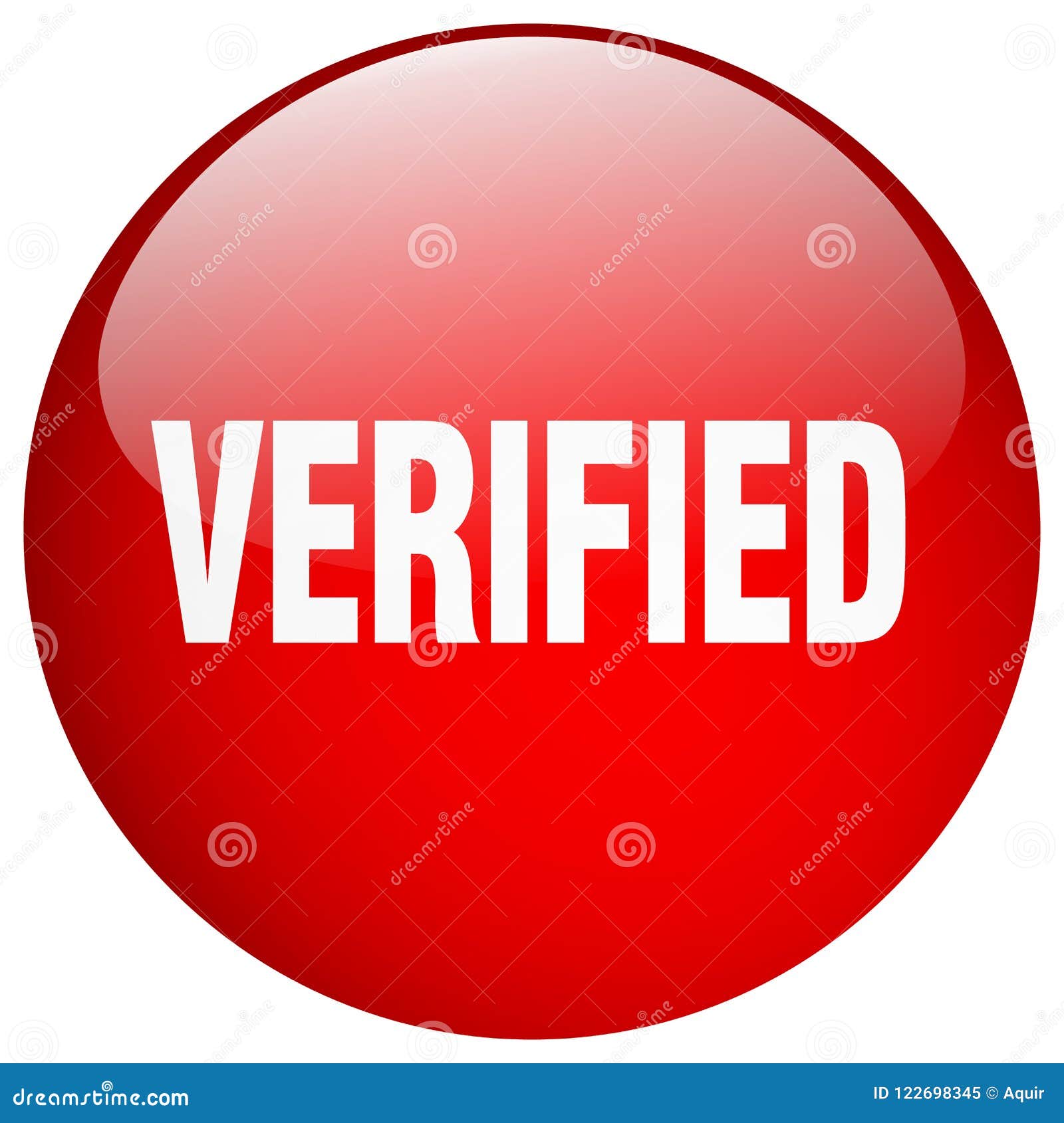 Bottone verificato illustrazione vettoriale. Illustrazione di isolato ...