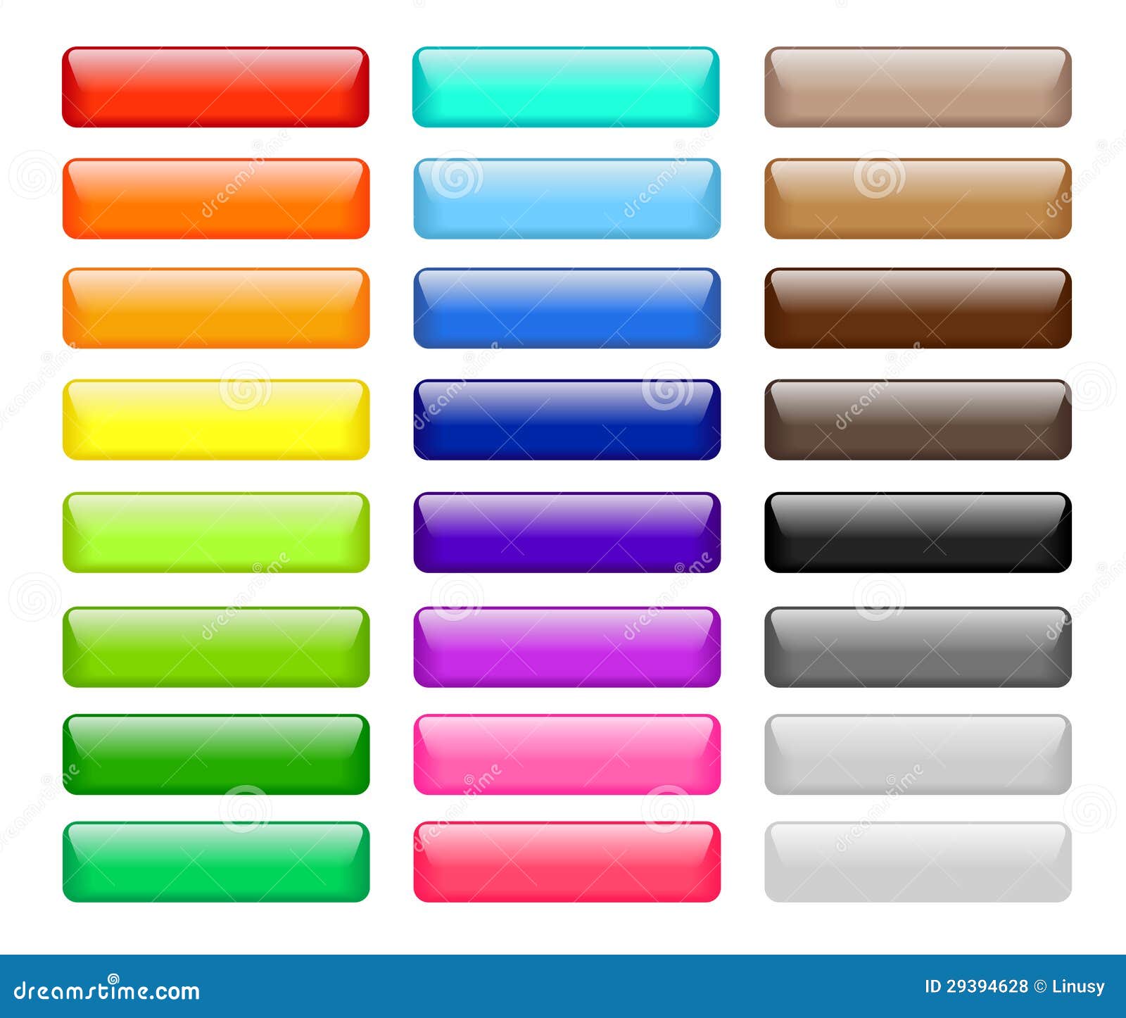 Bottoni di Web illustrazione vettoriale. Illustrazione di lucido - 29394628