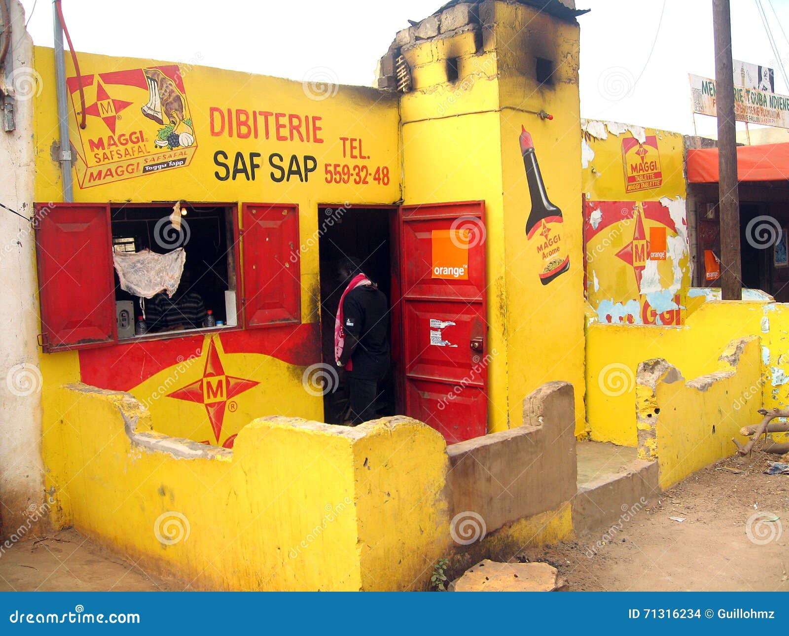 Boucherie africaine image stock éditorial. Image du viande - 71316234