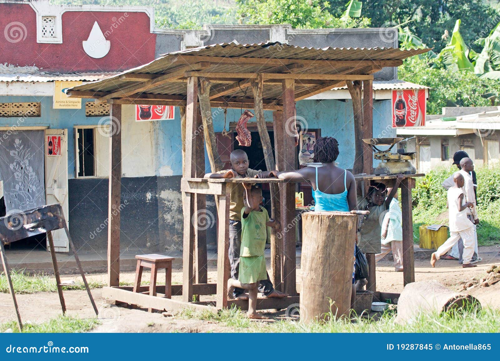 Boucherie rwandaise image éditorial. Image du fertile - 19287845