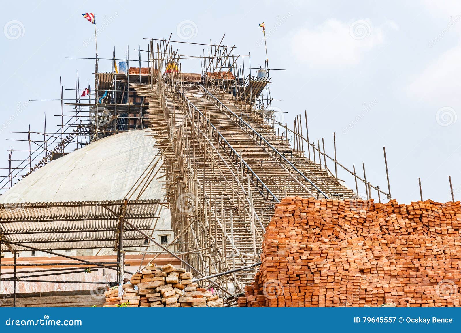 Earthquake Damaged Building Under Reconstruction Stock Photos - Free ...