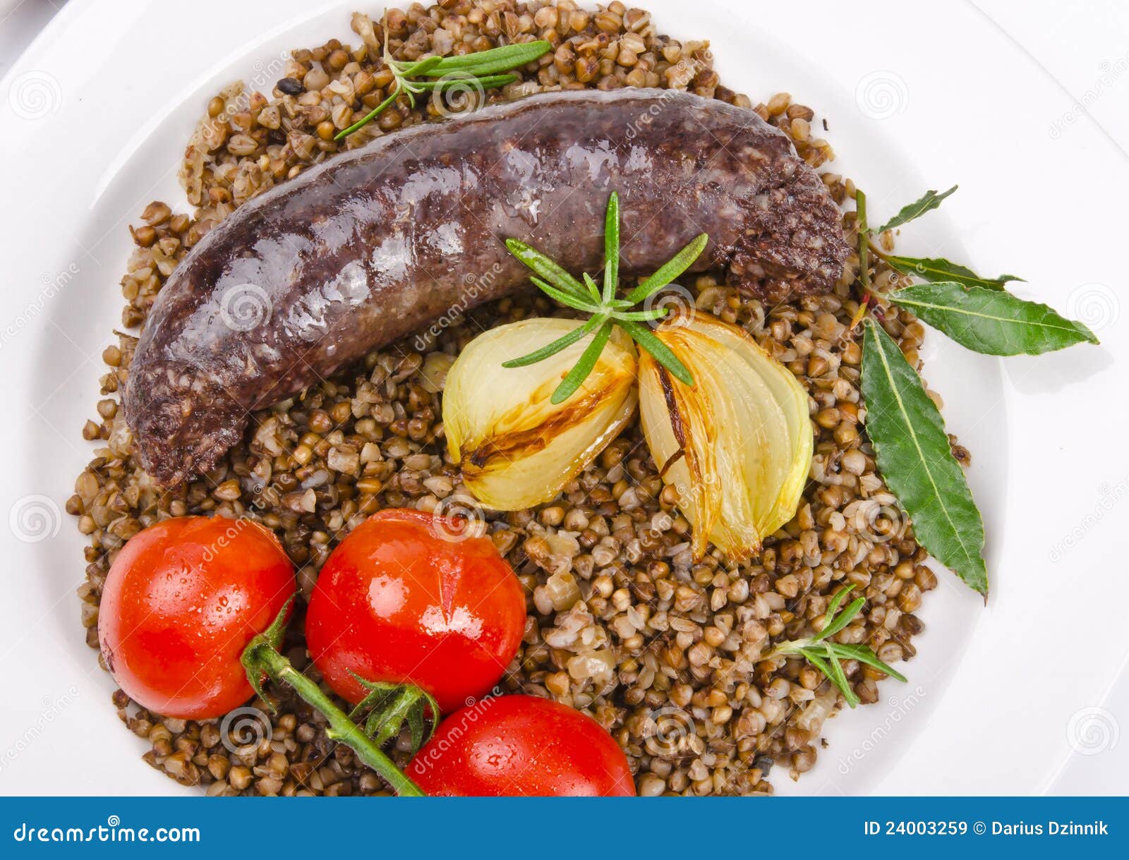 Boudin Traditionnel De Krupniok Image stock - Image du cuisinier, lard ...