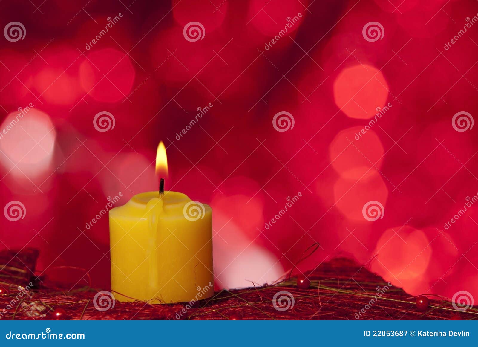 Bougie image stock. Image du festif, image, décoration - 22053687