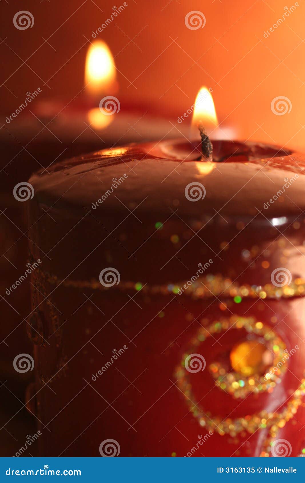 Bougie image stock. Image du arome, scintillement, brûlure - 3163135