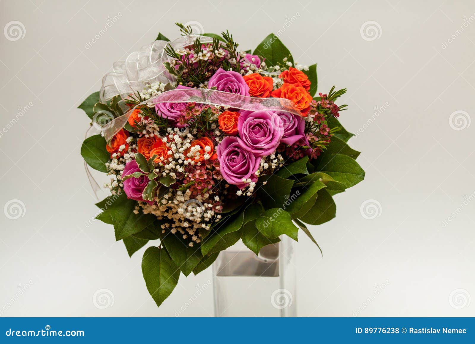 Bouguet stock photo. Image of shape, plants, heart, rose - 89776238