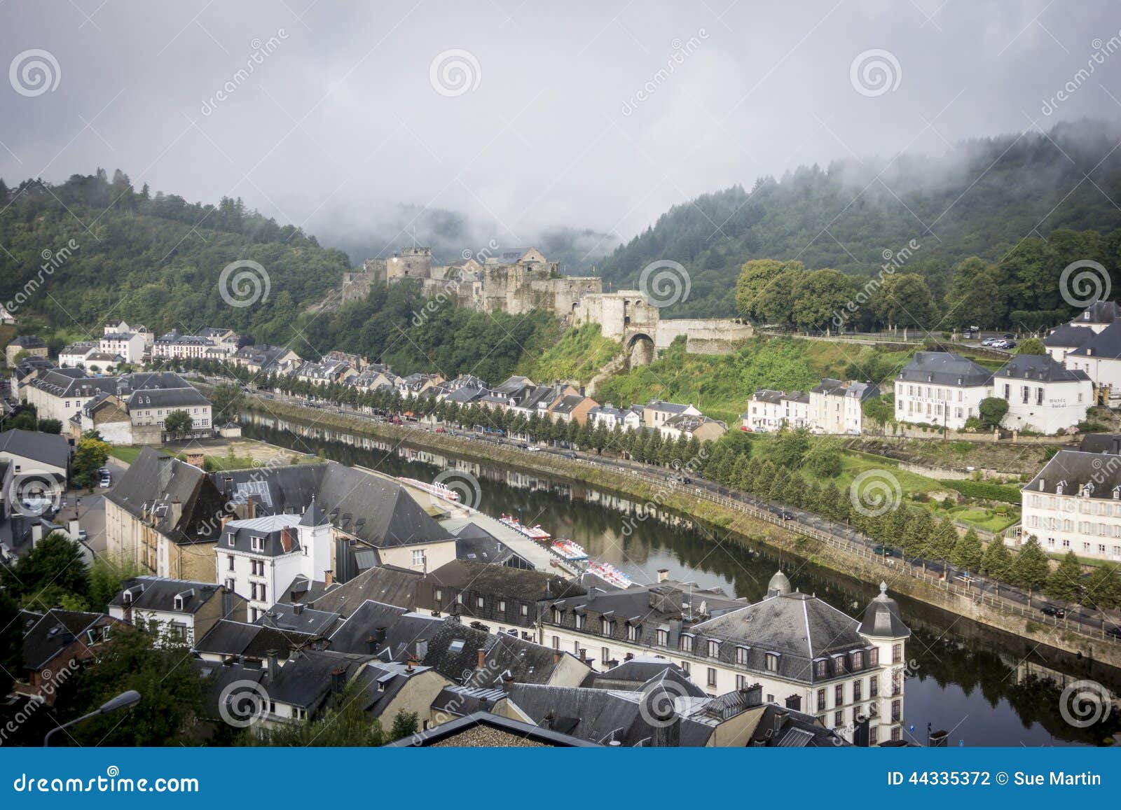 Bouillon Castle stock photo. Image of horizontal, village - 44335372