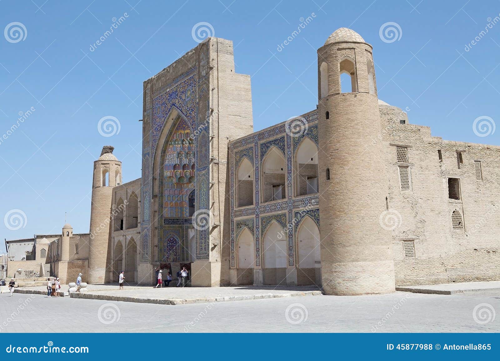 Boukhara redactionele stock foto. Image of oezbekistaans - 45877988