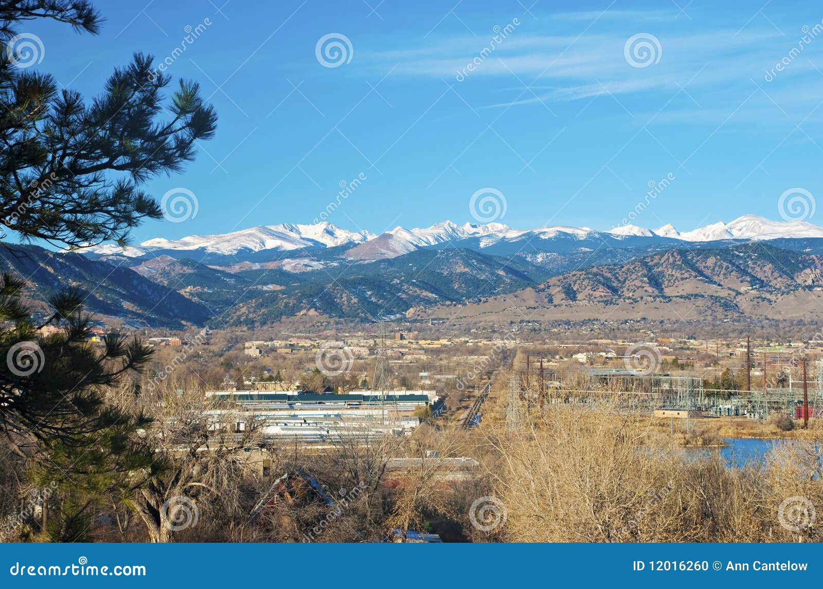 Boulder, Colorado in Winter Stock Photo - Image of hamlet, rocky: 12016260