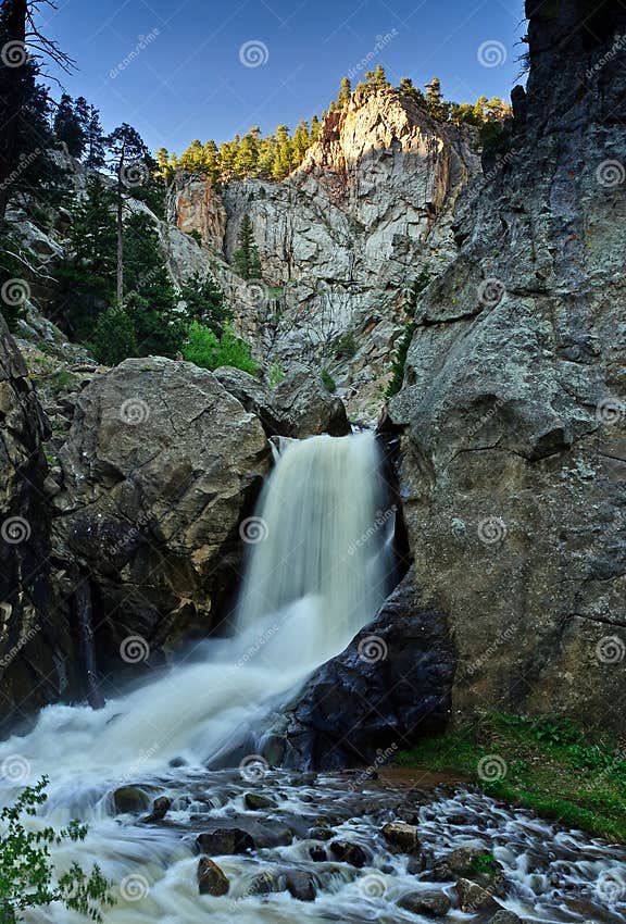 Boulder Falls stock photo. Image of nature, formations - 19868160