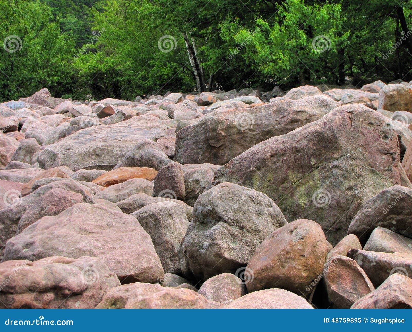 Boulder Field stock image. Image of landmark, national - 48759895