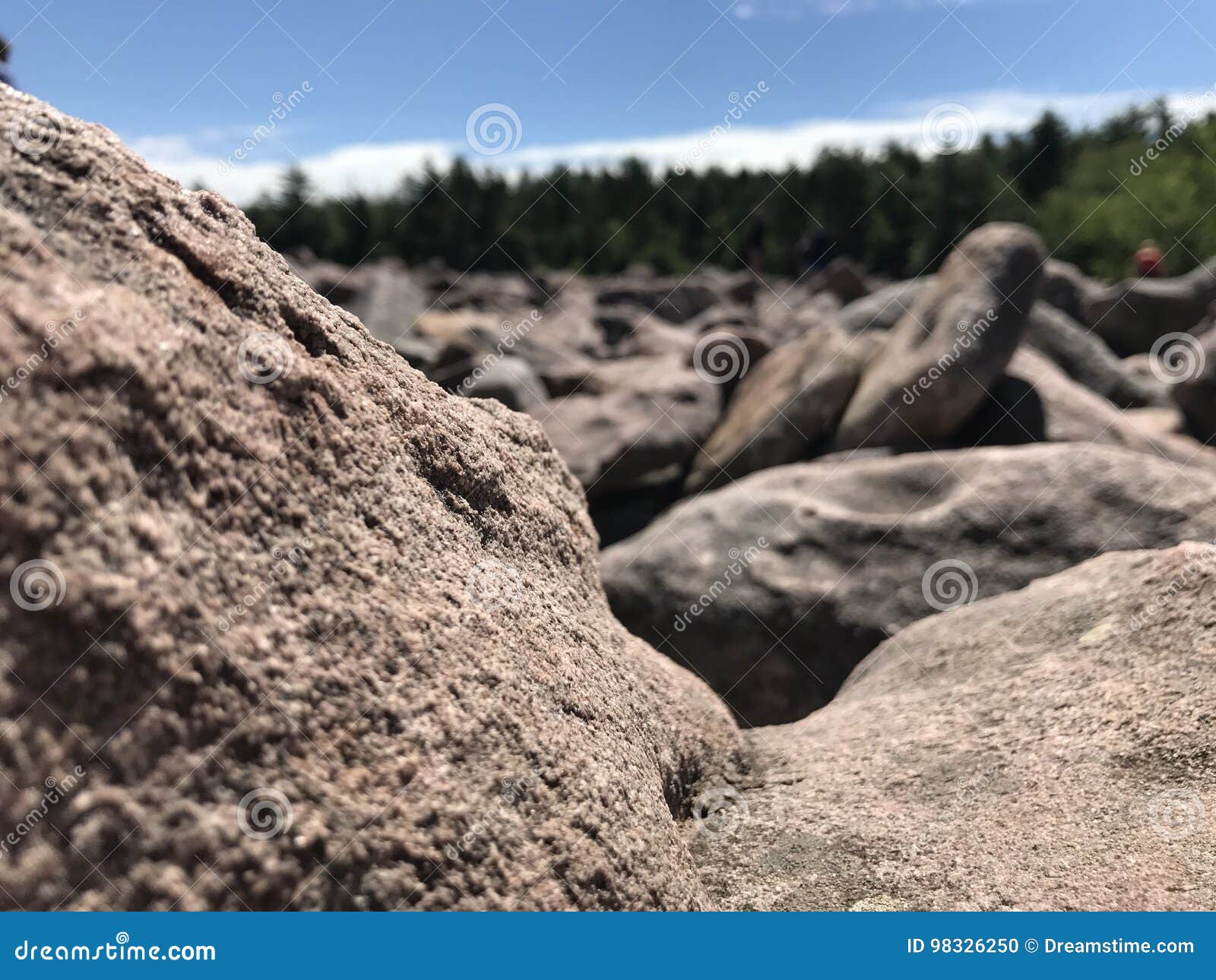 Boulder field stock photo. Image of boulder, field, sitting - 98326250