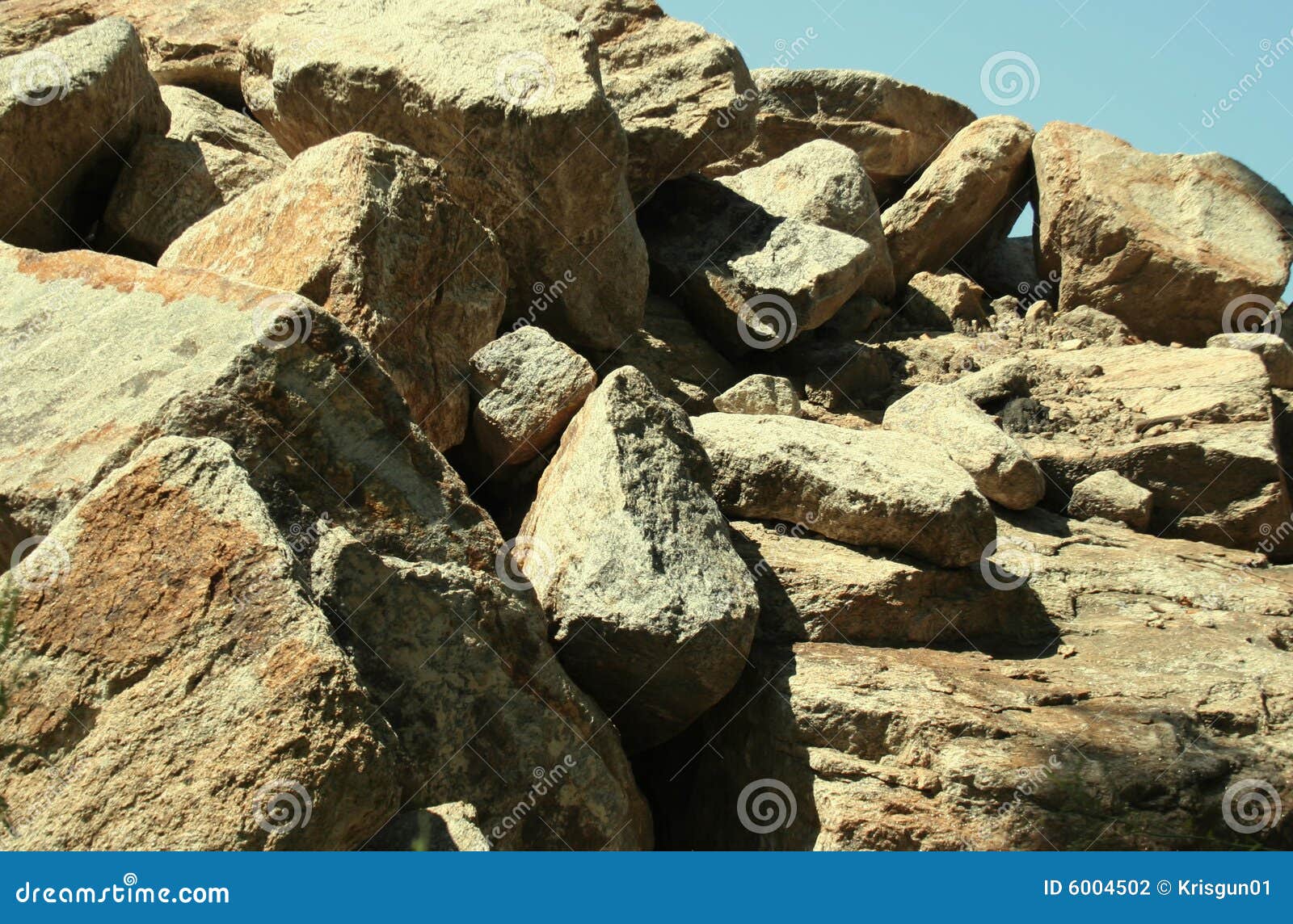 Boulder Pile Picture. Image: 6004502
