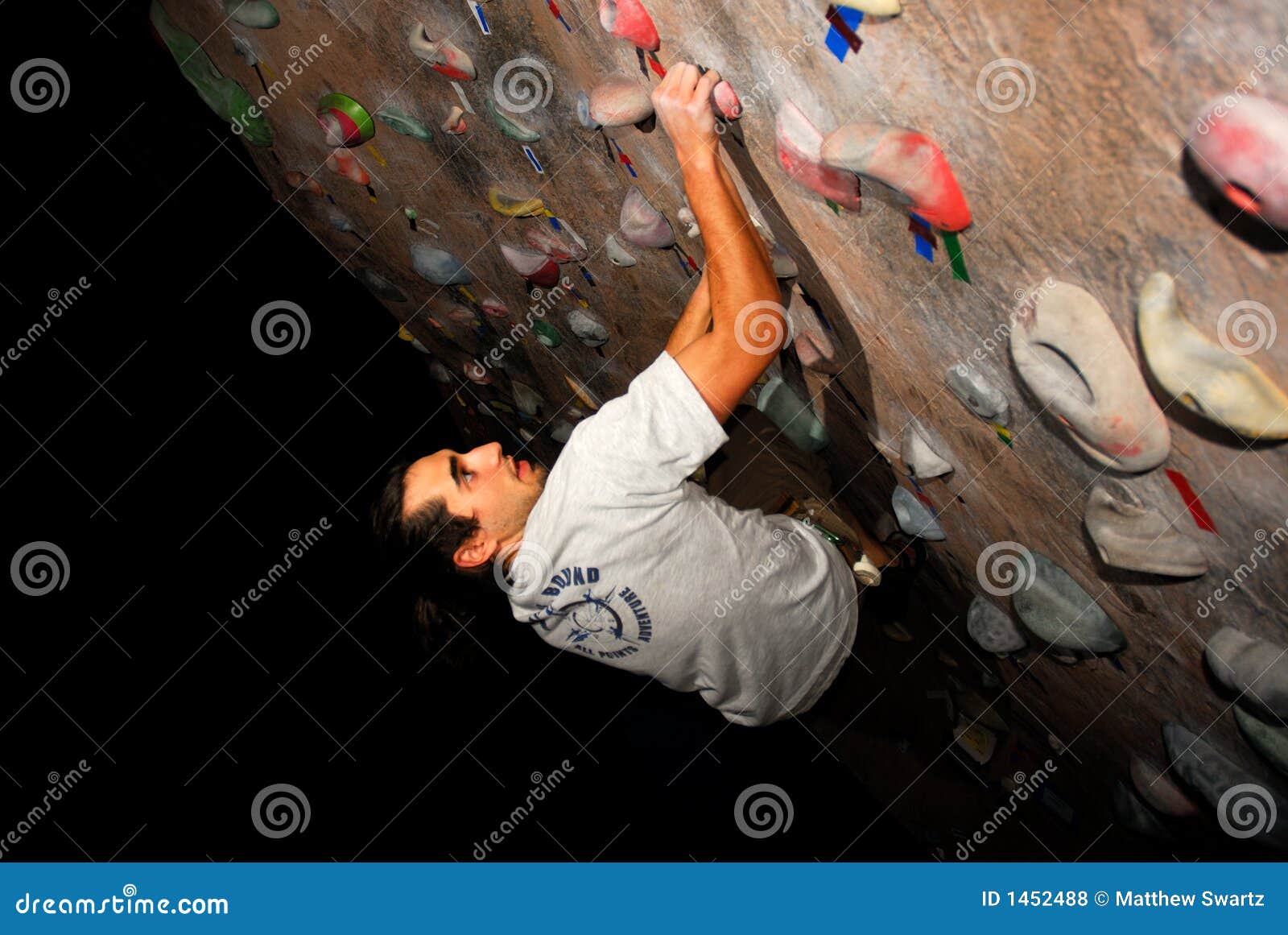 Boulderer stock photo. Image of extreme, athletic, powerful - 1452488