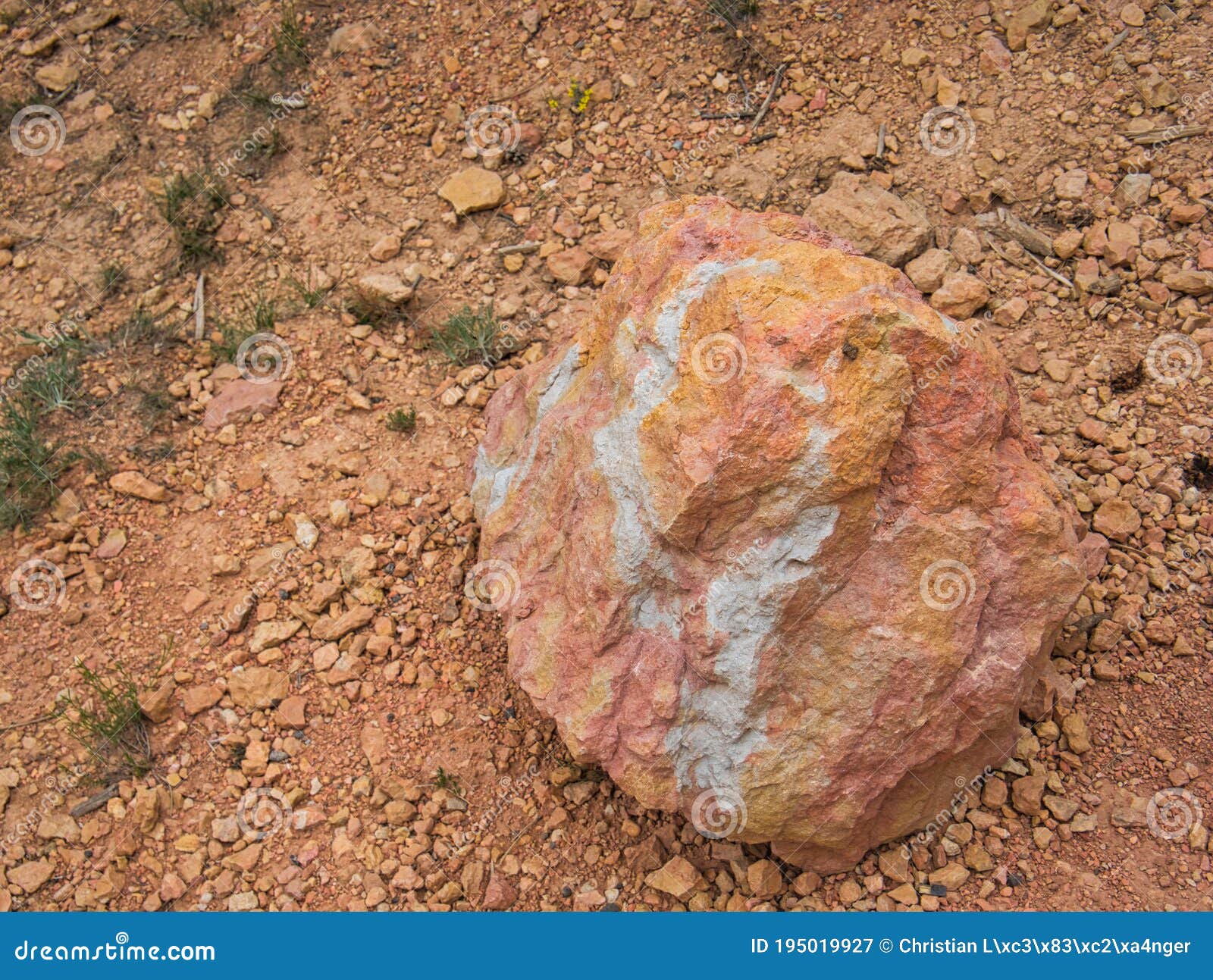 Boulders with Different Shades of Color Stock Image - Image of rock ...