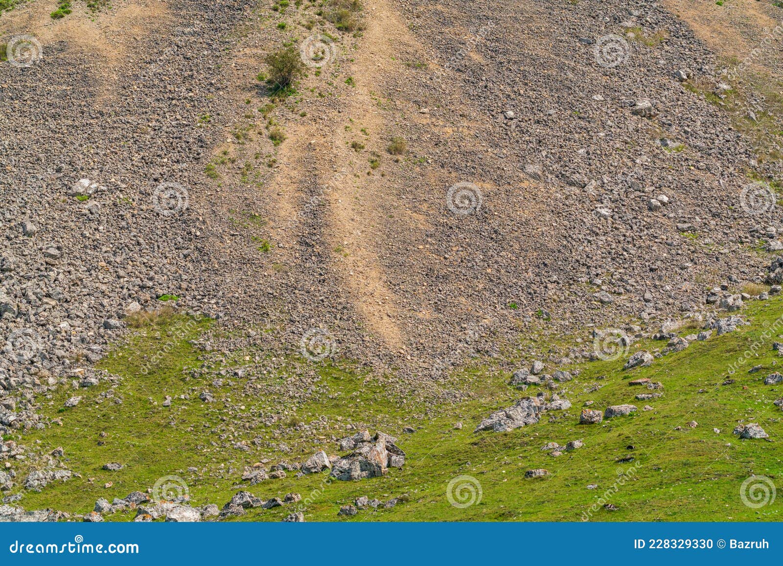 Boulders Falling from the Cliff Stock Photo - Image of falling, boulder ...