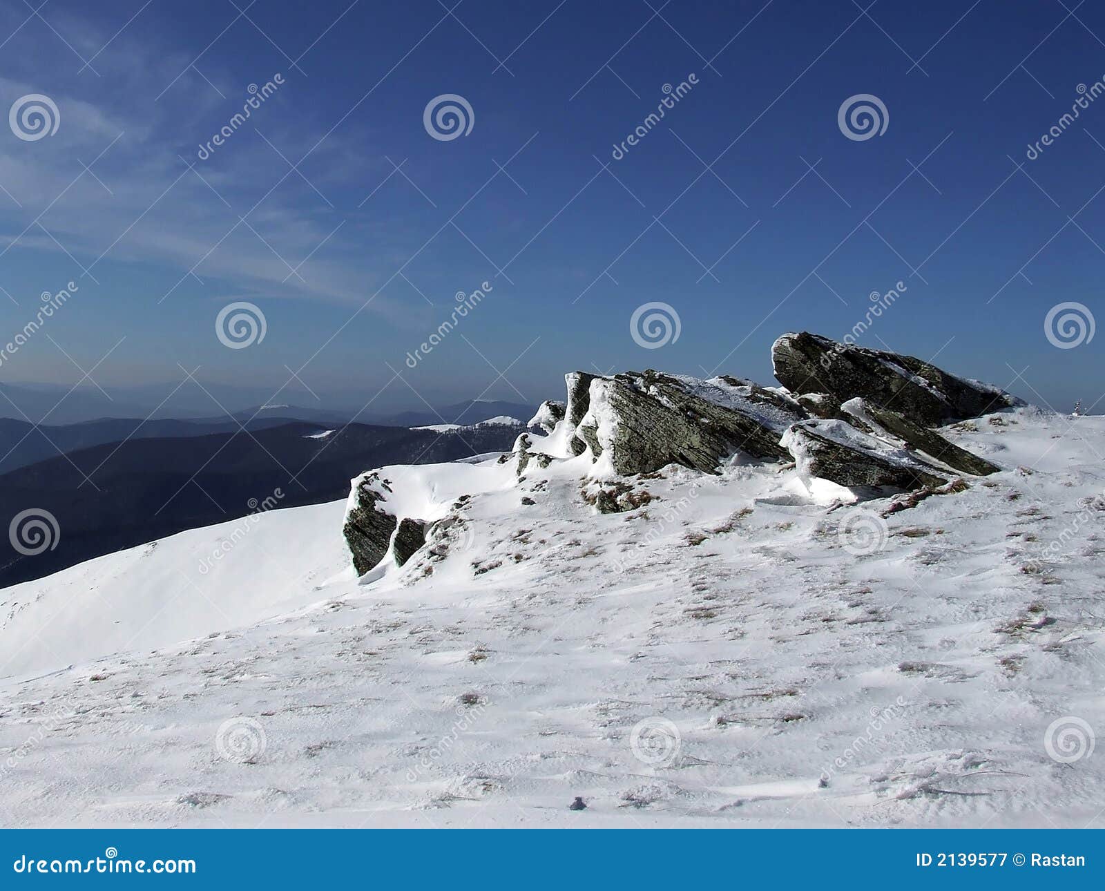 Boulders on the Mountain Top Stock Image - Image of rocks, peaceful ...