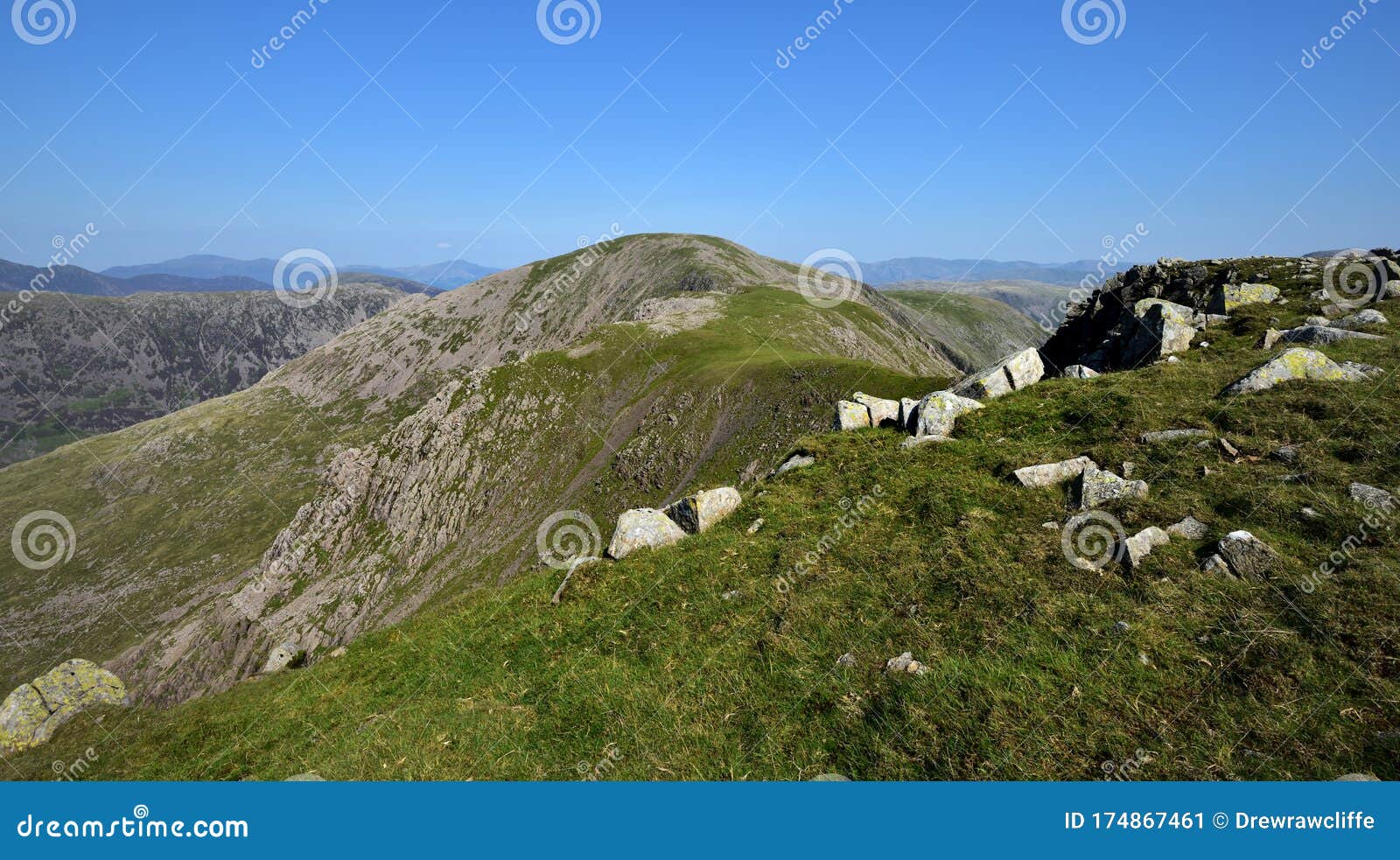 Boulders on Summit of Scoat Fell Stock Image - Image of farm, geology ...