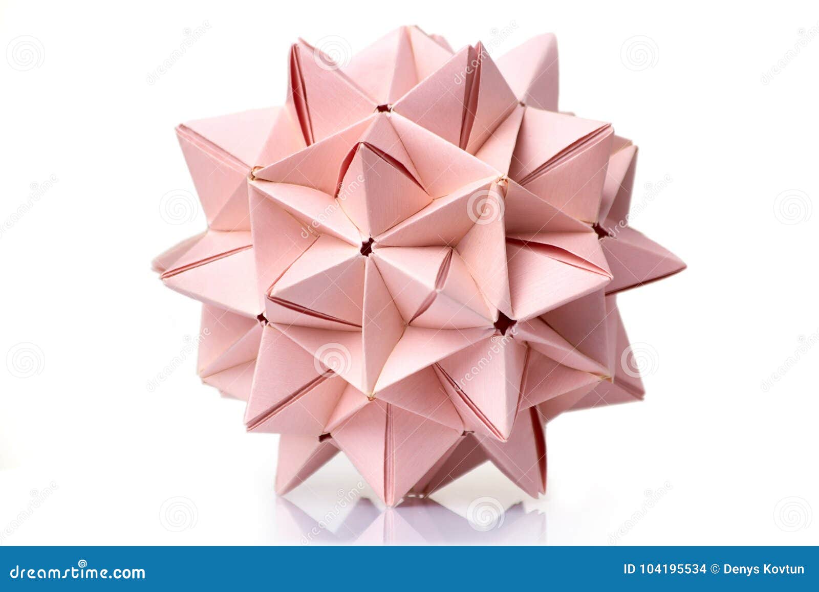 Boule En épi D'origami De Morceau Multi Photo stock - Image du ...
