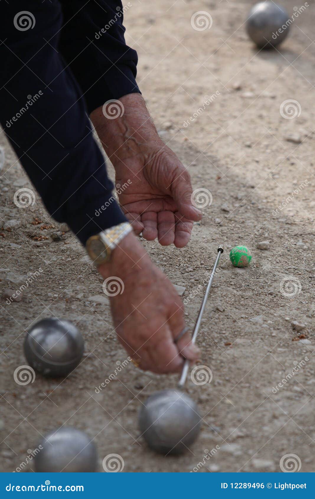 Boules (Petanque) game stock photo. Image of bowl, leisure - 12289496