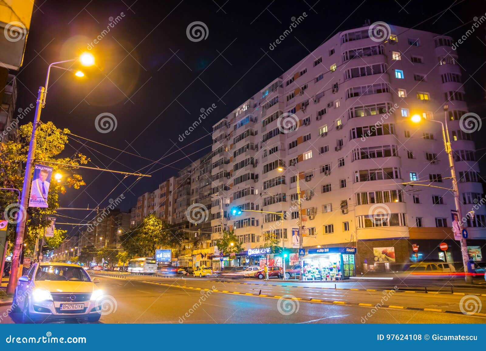 Boulevard Mosilor photo stock éditorial. Image du construction - 97624108