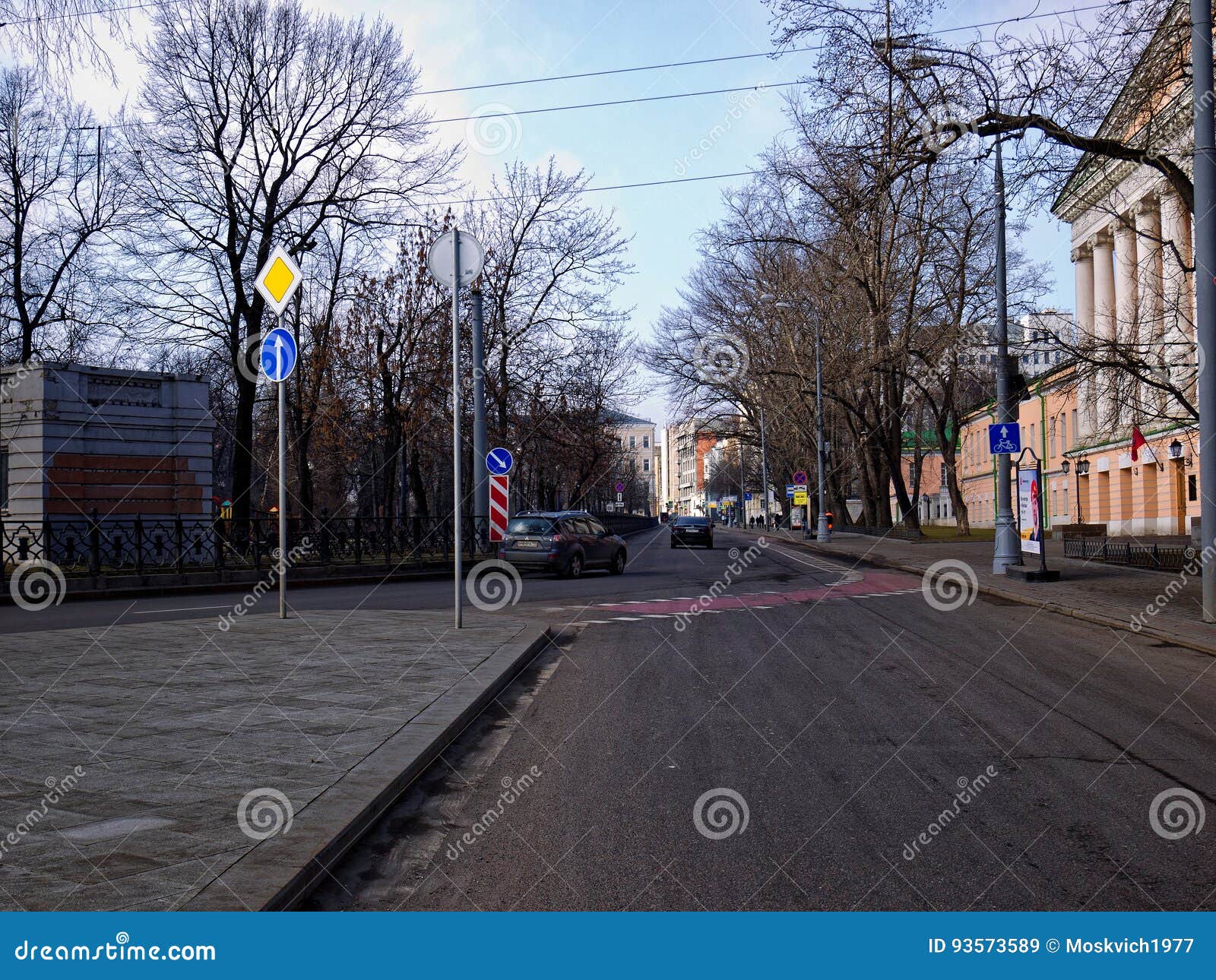 The Boulevard Ring in Moscow Editorial Stock Image - Image of urban ...