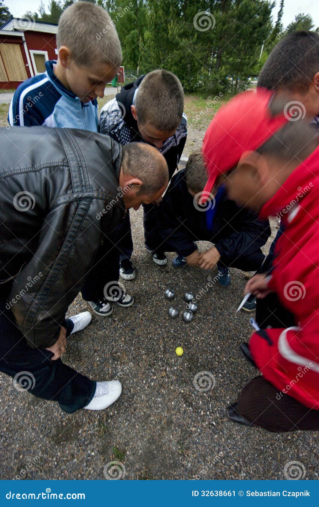 Boulle game stock image. Image of father, balls, playing - 32638661