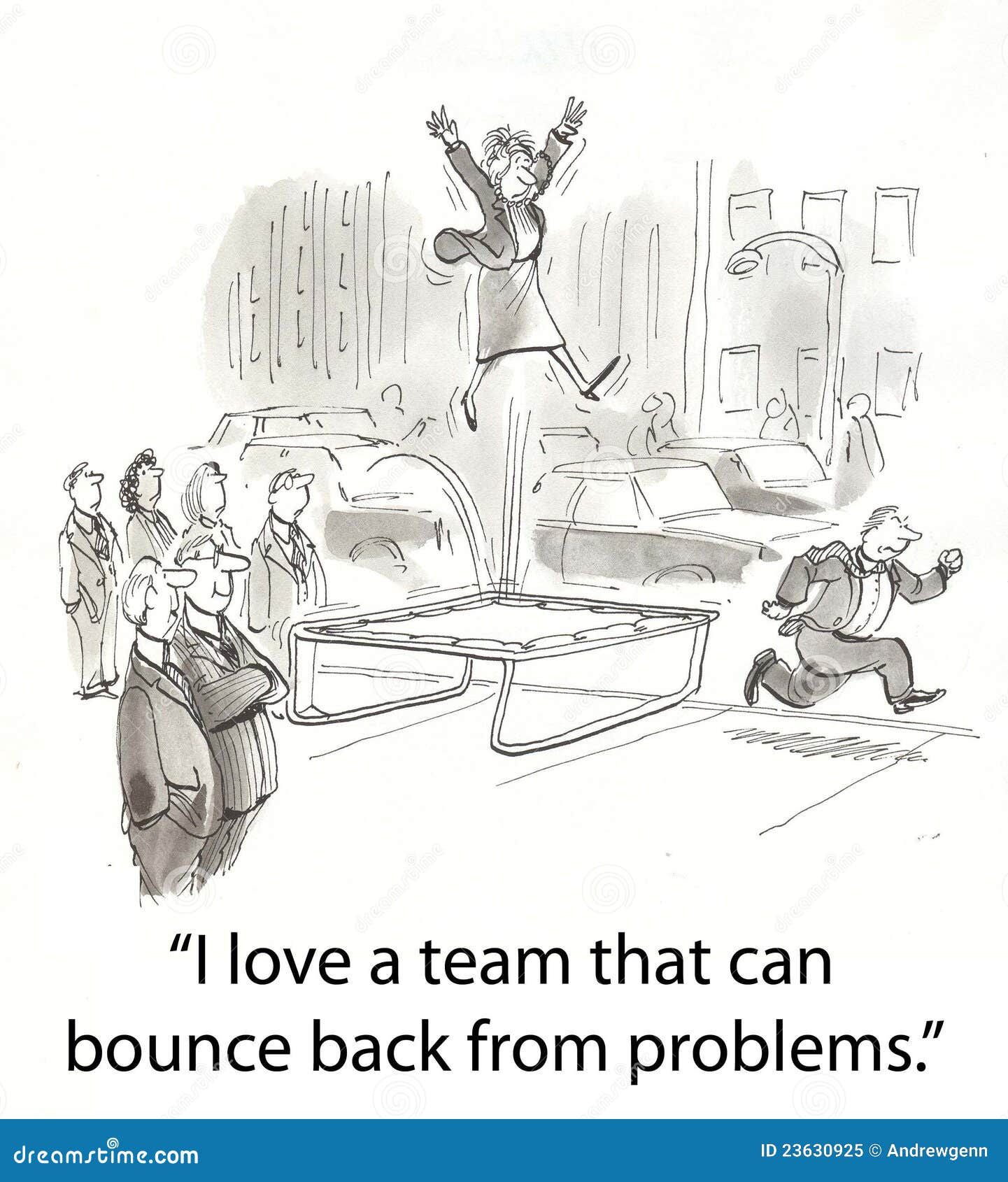 Bounce back stock illustration. Illustration of cartoons - 23630925