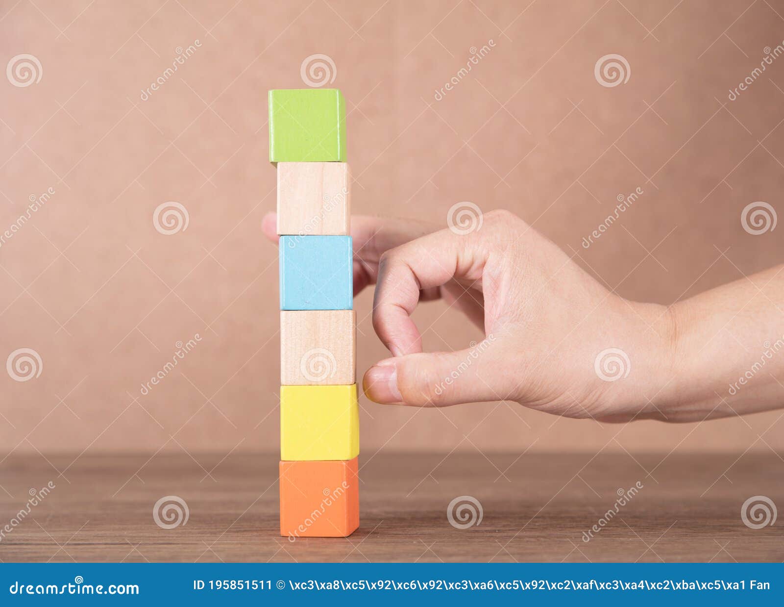 Boy Stacked Blocks Royalty-Free Stock Photography | CartoonDealer.com ...