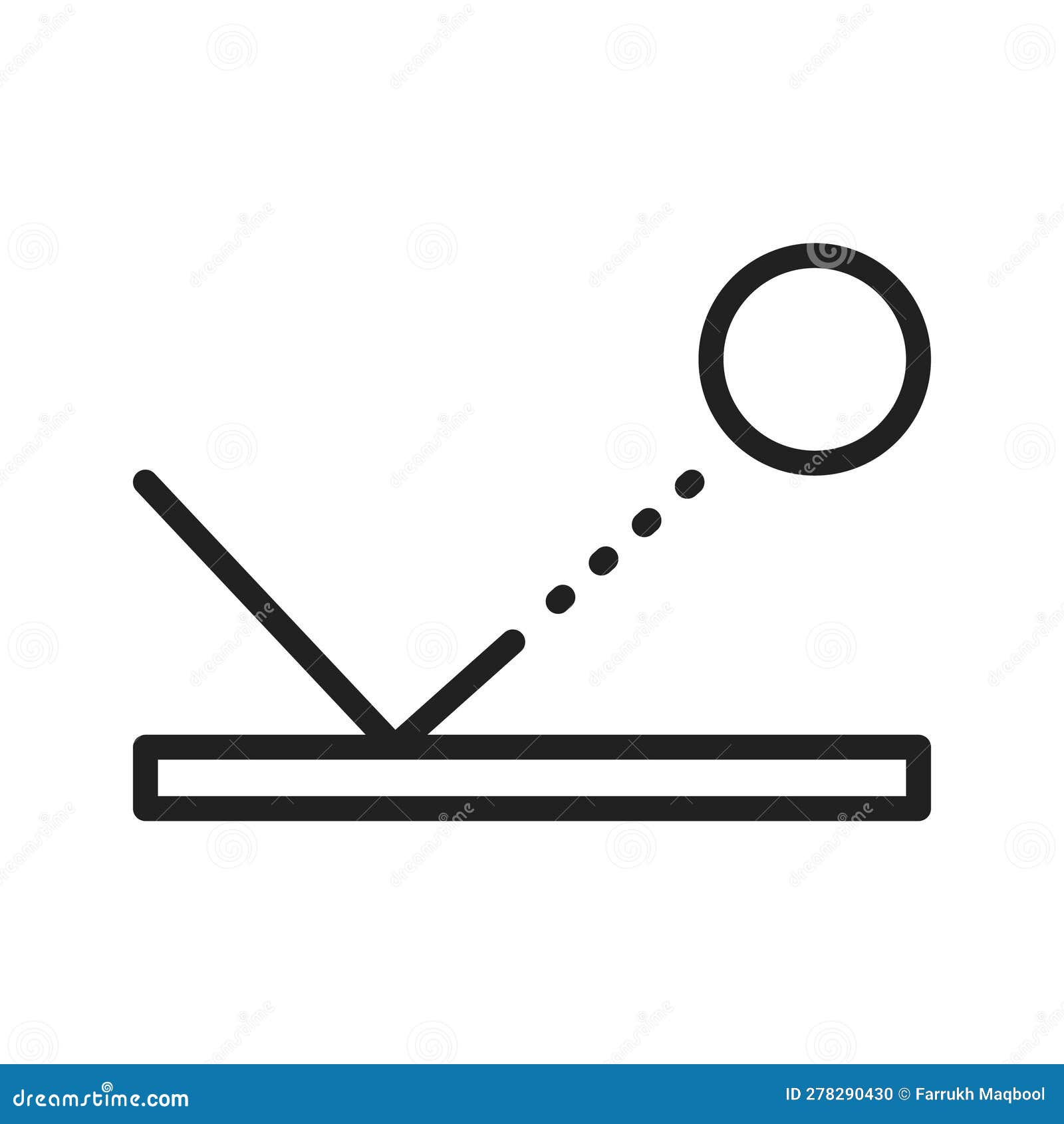 Bounce icon vector image. stock vector. Illustration of concept - 278290430