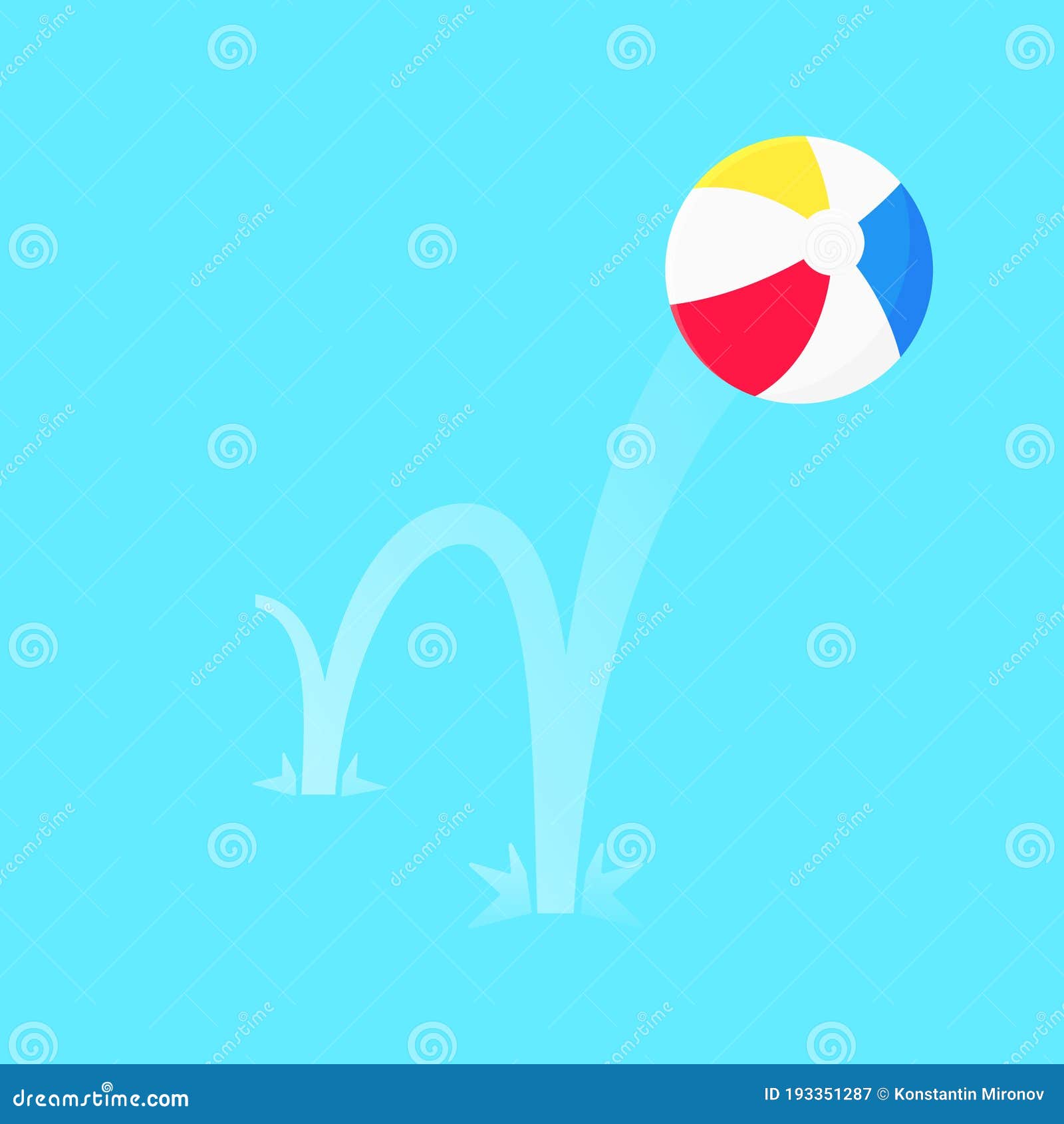Blue Bouncing Ball Company Logo Stock Image | CartoonDealer.com #86252581